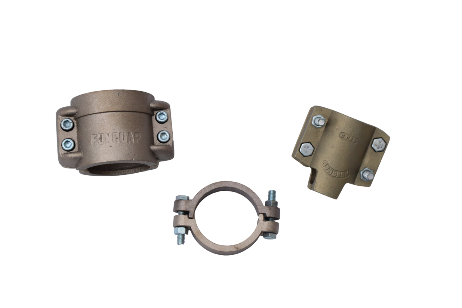 Produtos da FUNGUAP® em camlock, dry break, breakaway etc